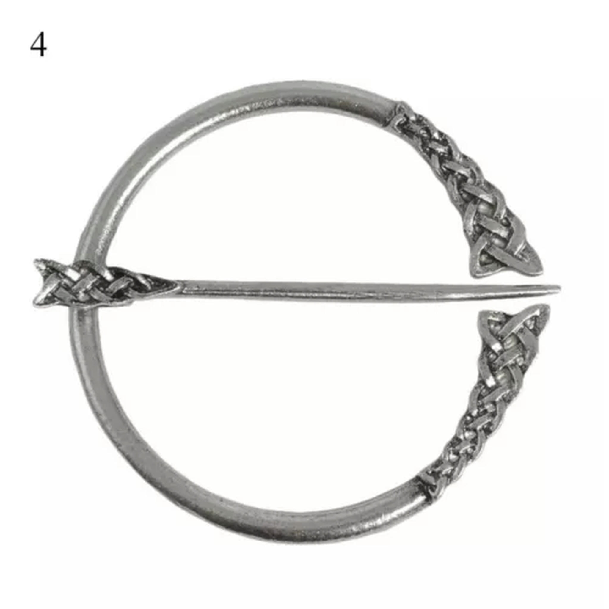 MATROOY Viking Retro Brooch Penannular Pin Badge Brooch Scarf Clasp ...