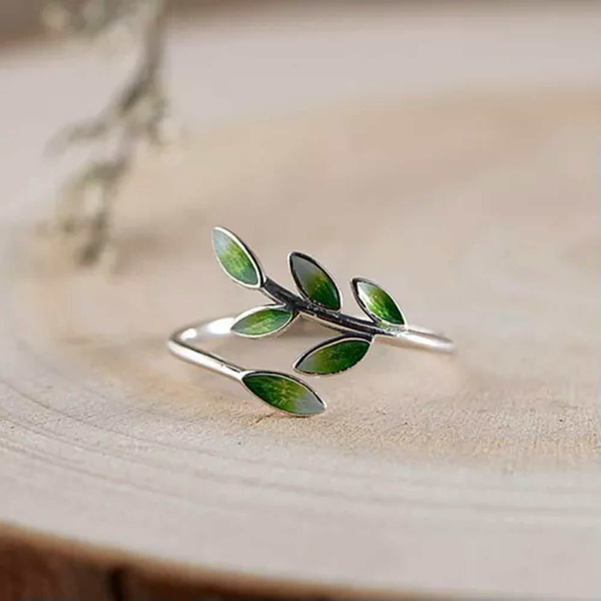 MATROOY Women S925 Sterling Silver Retro Enamel Color Cloisonn é Open ...