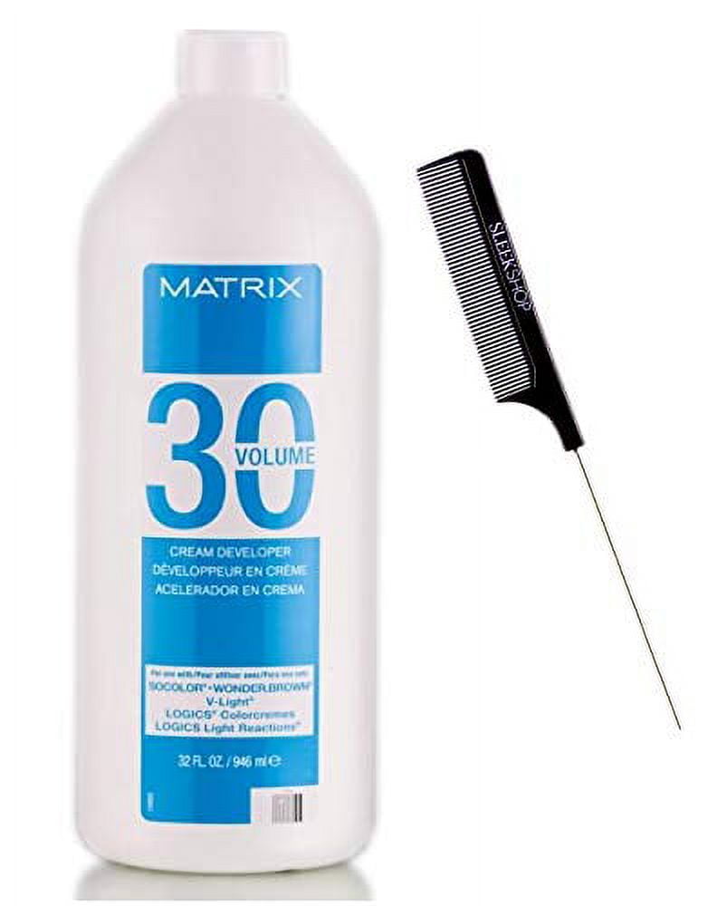 MATRlX Cream Hair Developer (w/Sleek Comb) Haircolor Dye Universal ...