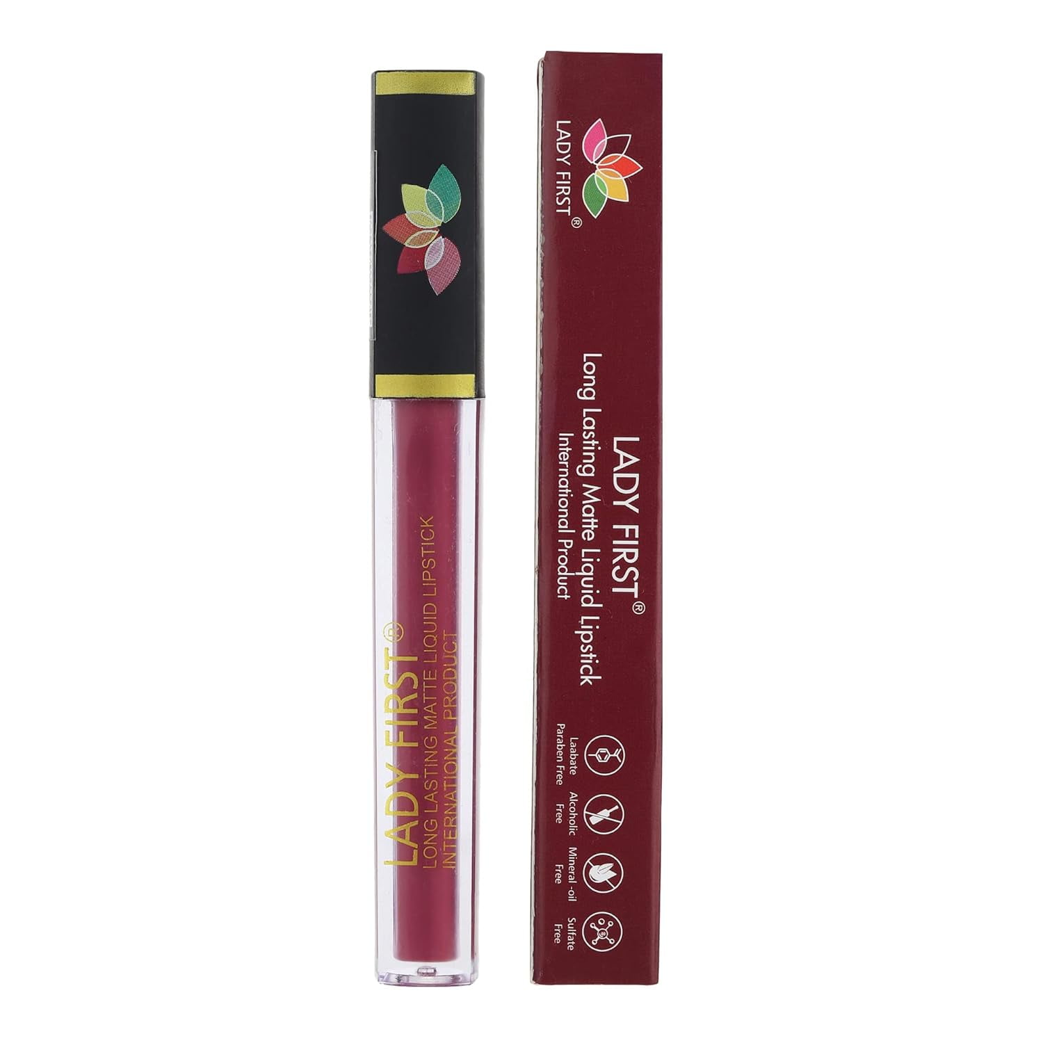 MATTE PLUS GLOSSY NON TRANSFERABLE NON STICKY LADY FIRST LIQUID ...