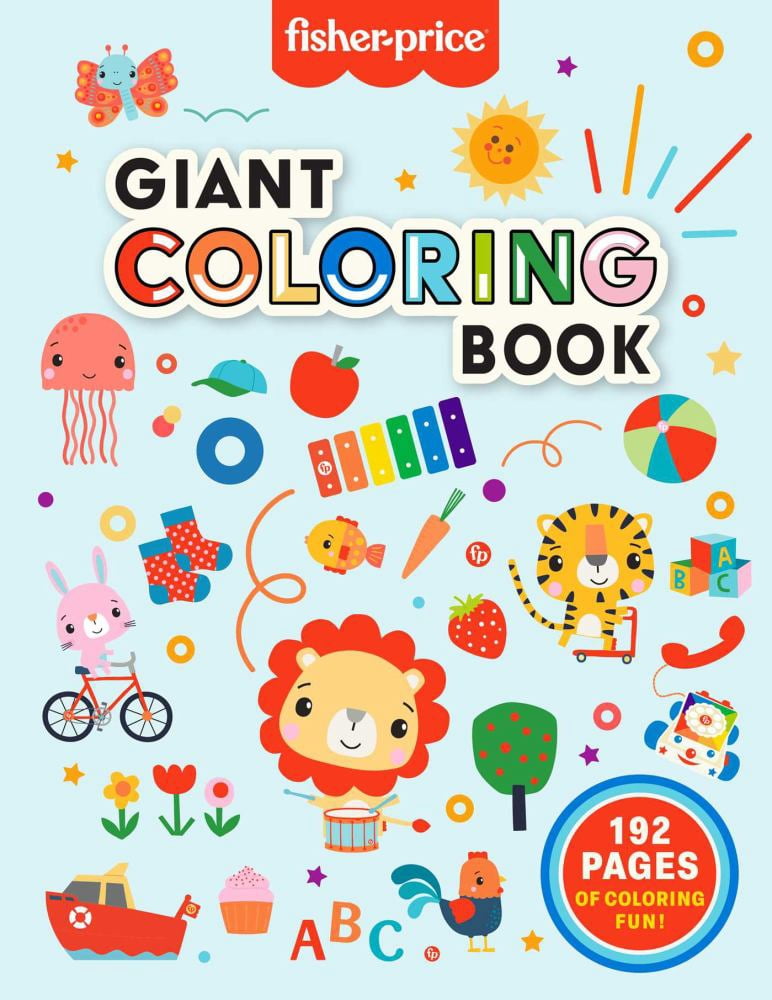 MATTEL: Fisher-Price: Giant Coloring Book, 192 pages (Paperback ...