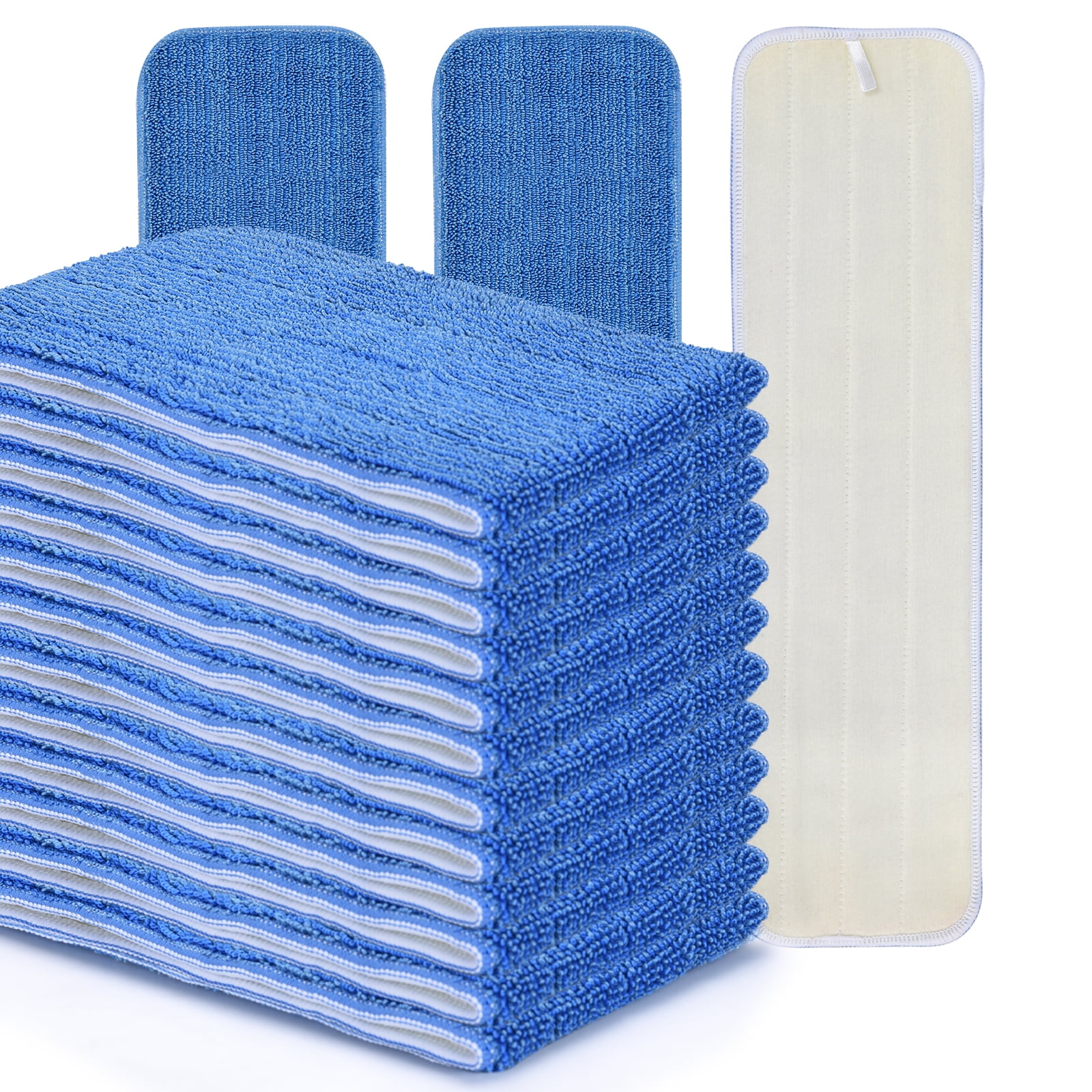 MATTHEW CLEANING 18'' Microfiber Spray Mop Replacement Pads Heads for ...