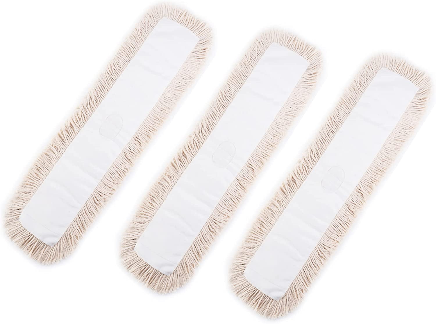 MATTHEW CLEANING 24'' Cotton Dust Mop Refill Washable Thick Tufted ...