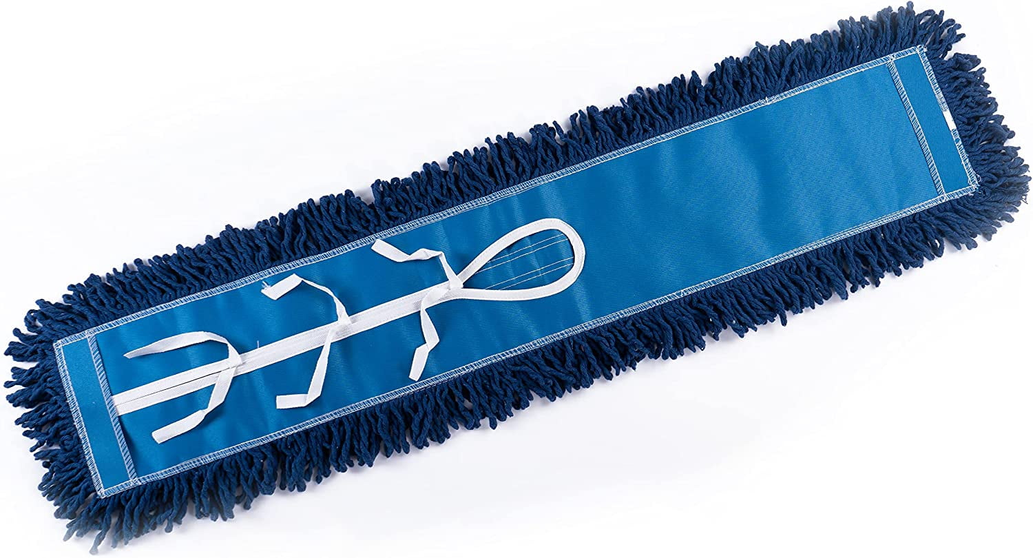MATTHEW CLEANING 36'' Industrial Strength Cotton Dust Mop for Large ...
