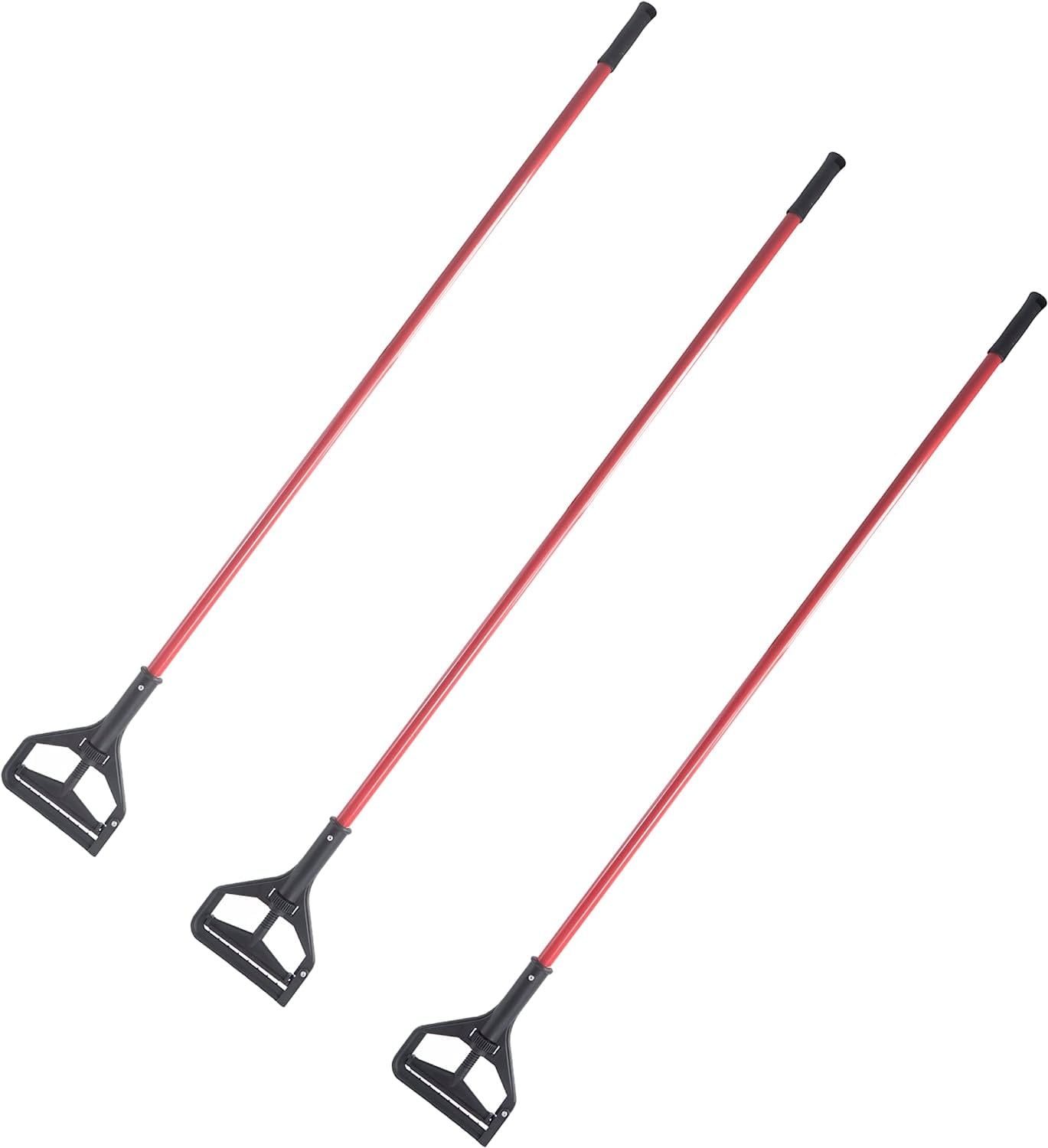 MATTHEW CLEANING Commercial Quick-Change Iron Mop Handle for Floor ...