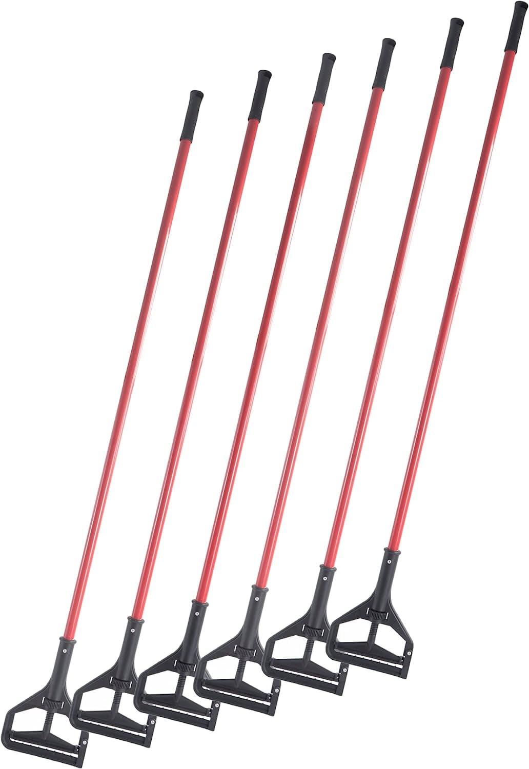MATTHEW CLEANING Commercial Quick-Change Iron Mop Handle for Floor ...
