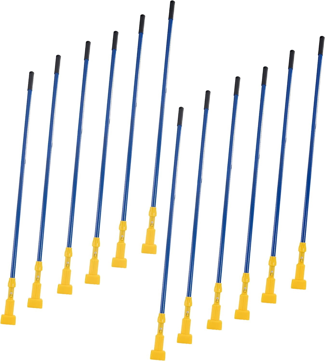 MATTHEW CLEANING Commercial Quick-Change Iron Mop Handle for Floor ...