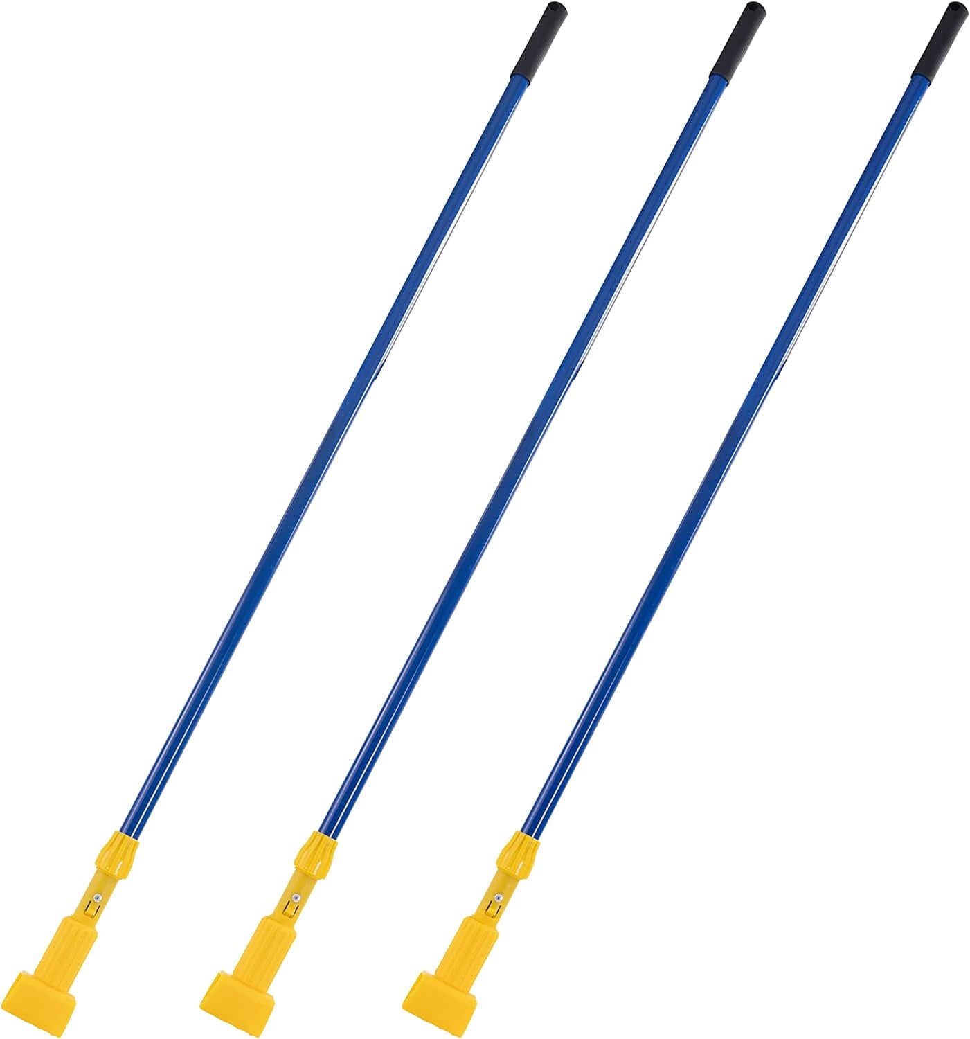 MATTHEW CLEANING Commercial Quick-Change Iron Mop Handle for Floor ...