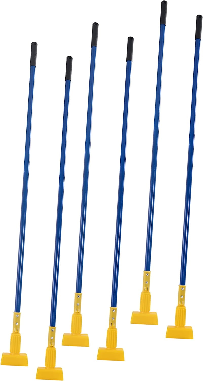 MATTHEW CLEANING Commercial Quick-Change Iron Mop Handle for Floor ...