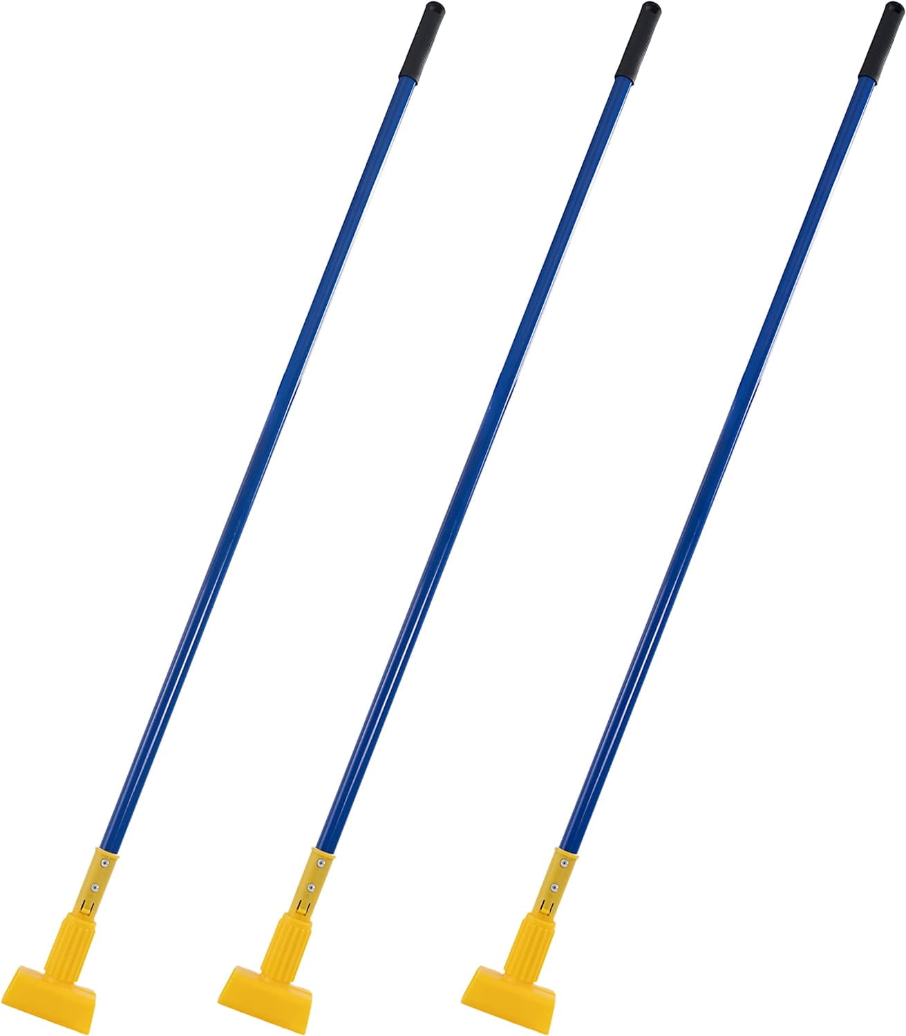 MATTHEW CLEANING Commercial Iron Mop Handle, Quick-Change, Heavy Duty ...
