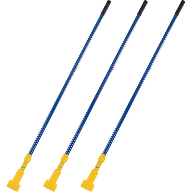 MATTHEW CLEANING Commercial Quick-Change Mop Handle, 60inch Iron Stick ...