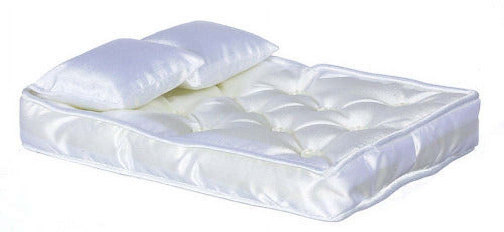 MATTRESS W/PILLOWS/WHITE Miniature Scale - Walmart.com