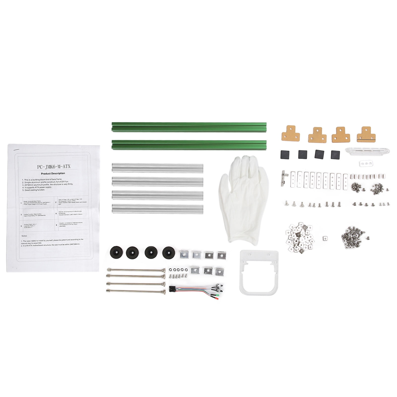 MATX Open Frame Computer Case with Excellent Heat Dissipation and ...