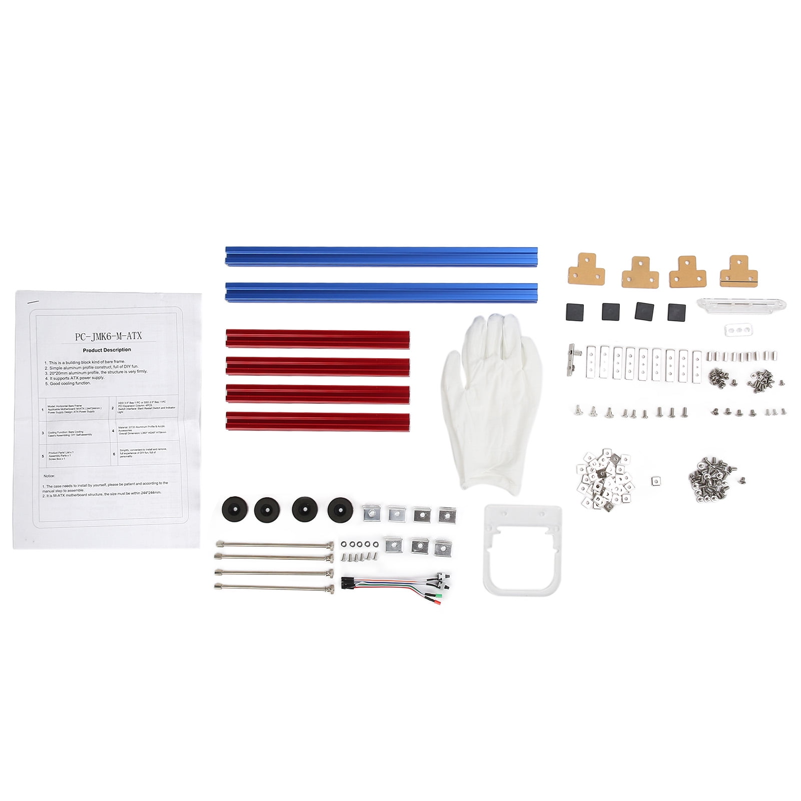 MATX Open Frame Computer Case with Excellent Heat Dissipation and DIY ...