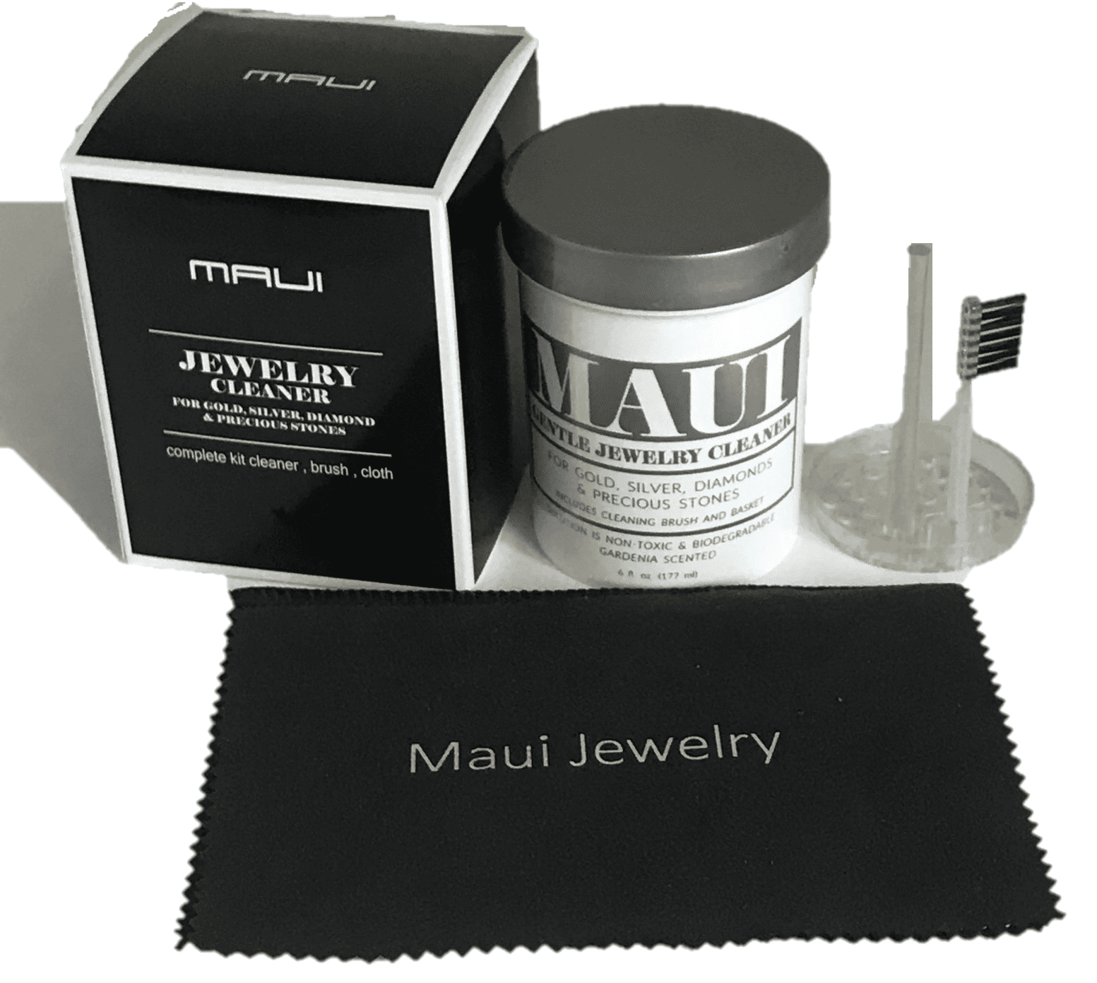 MAUI Gentle Jewelry cleaner Kit. NON-TOXIC, Biodegradable . liquid made ...