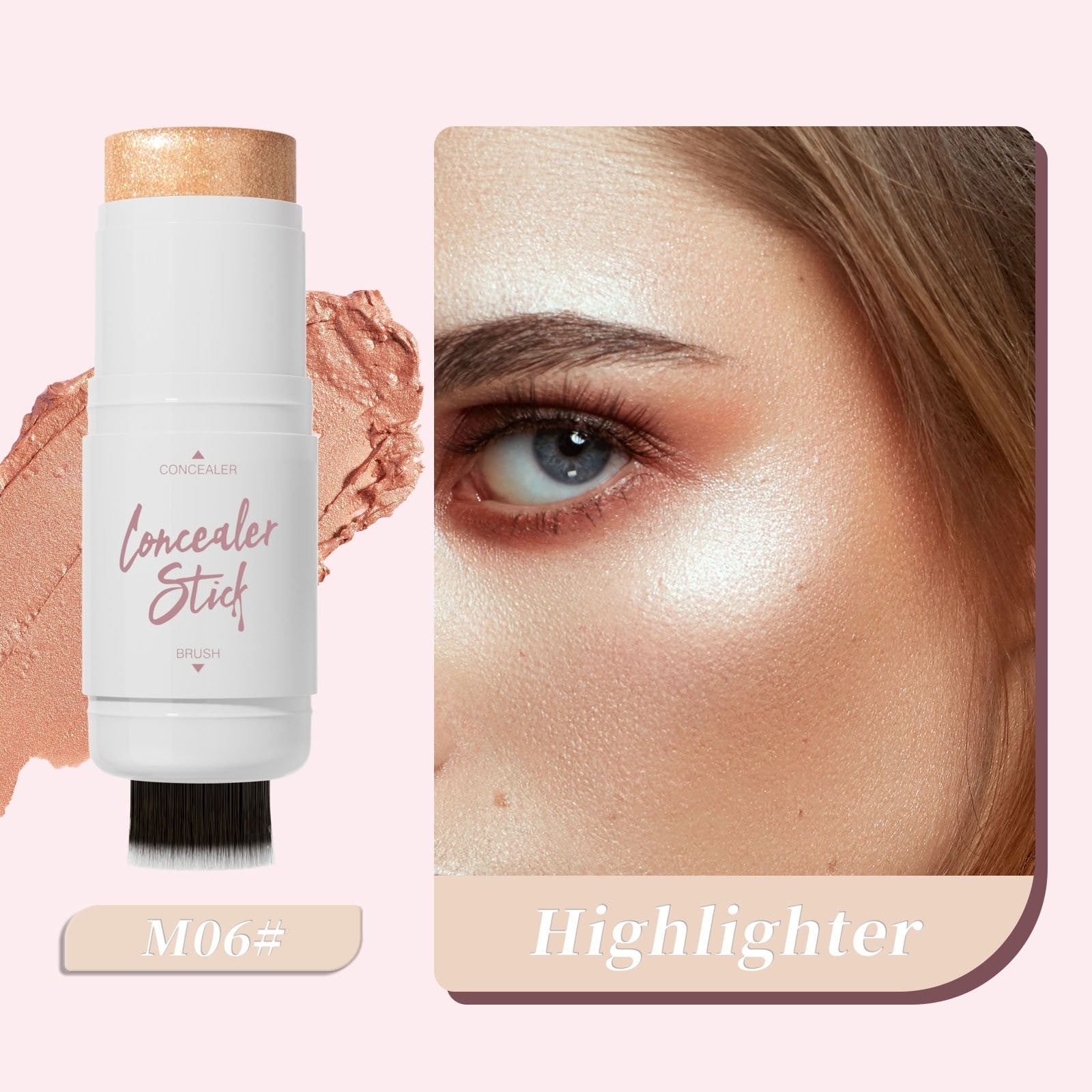 MAUXDA Cream Contour Stick, Shades with Highlighter Stick, Blush Stick ...