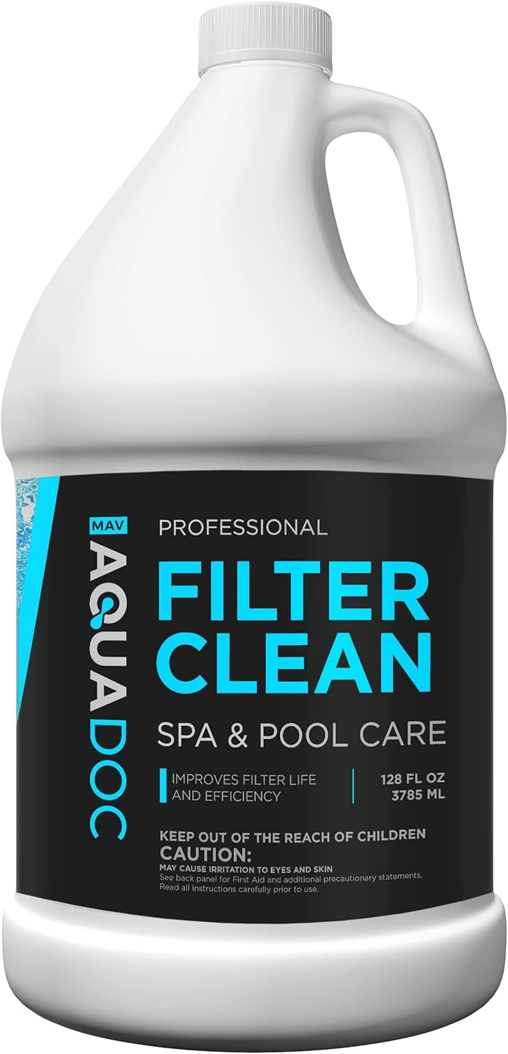 MAV AQUADOC Filter Clean Spa & Pool Care 1 Gallon - Walmart.com