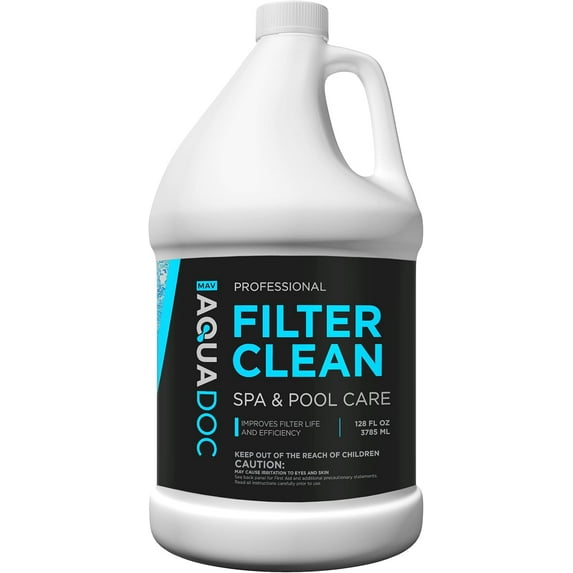 MAV AQUADOC Filter Clean Spa & Pool Care 1 Gallon - Walmart.com