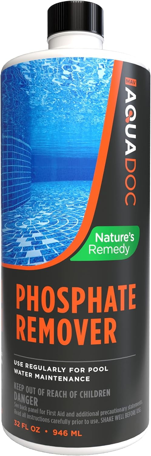 AquaDoc Pool Phosphate Remover 32 oz Fast-Acting Phosphate Reduction ...