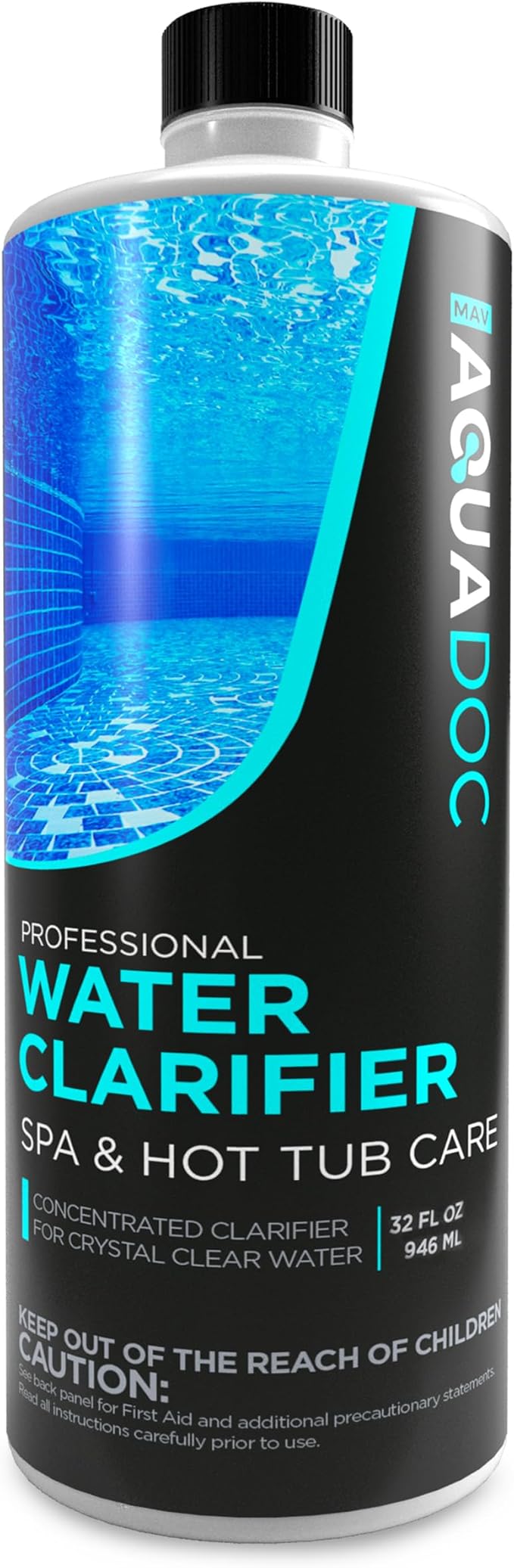 MAV AquaDoc Spa Clarifier and Hot Tub Clarifier for Fast Acting Cloudy ...