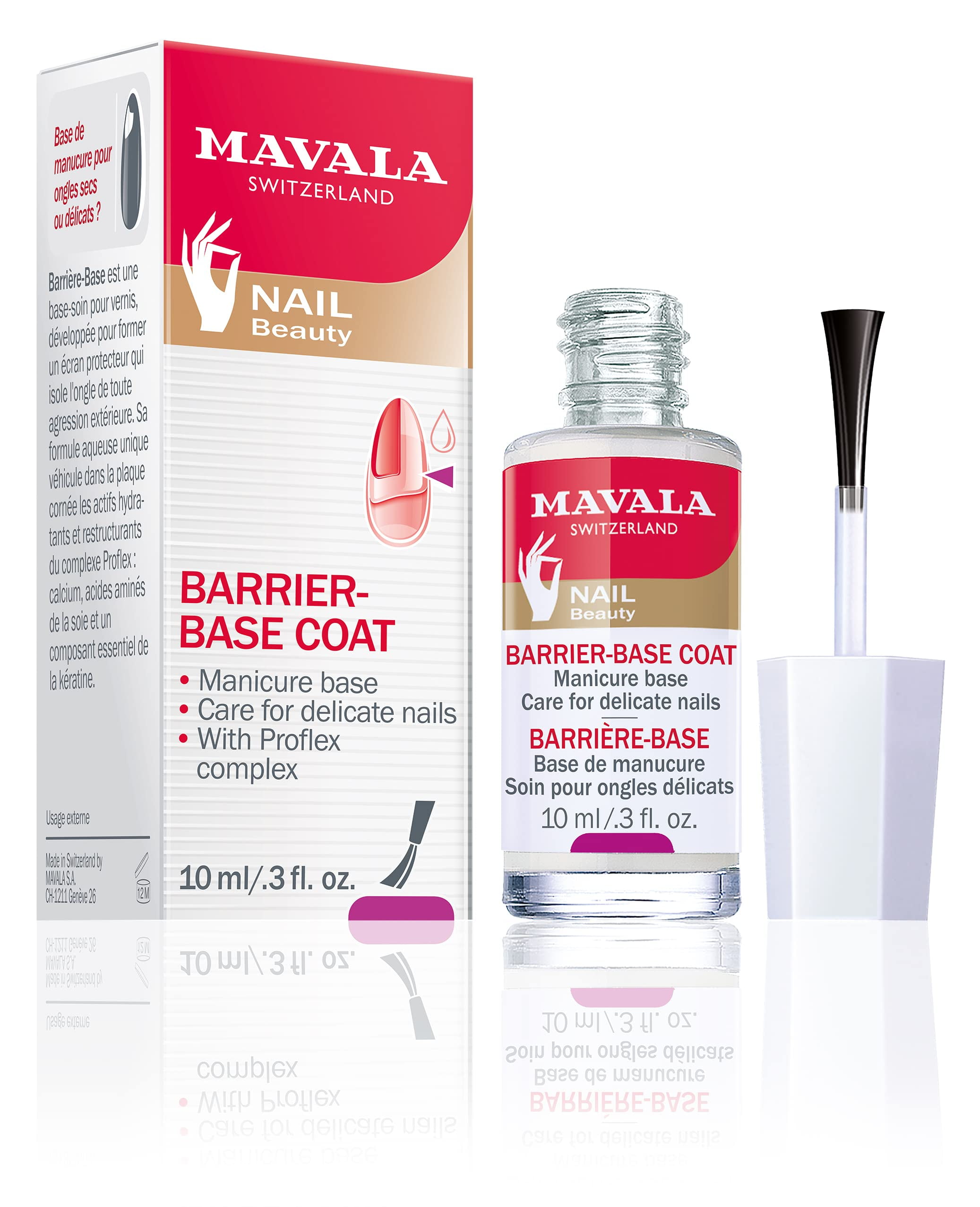 MAVALA Base Coat, Barrier for Sensitive, Delicate, and Dry Nails ...