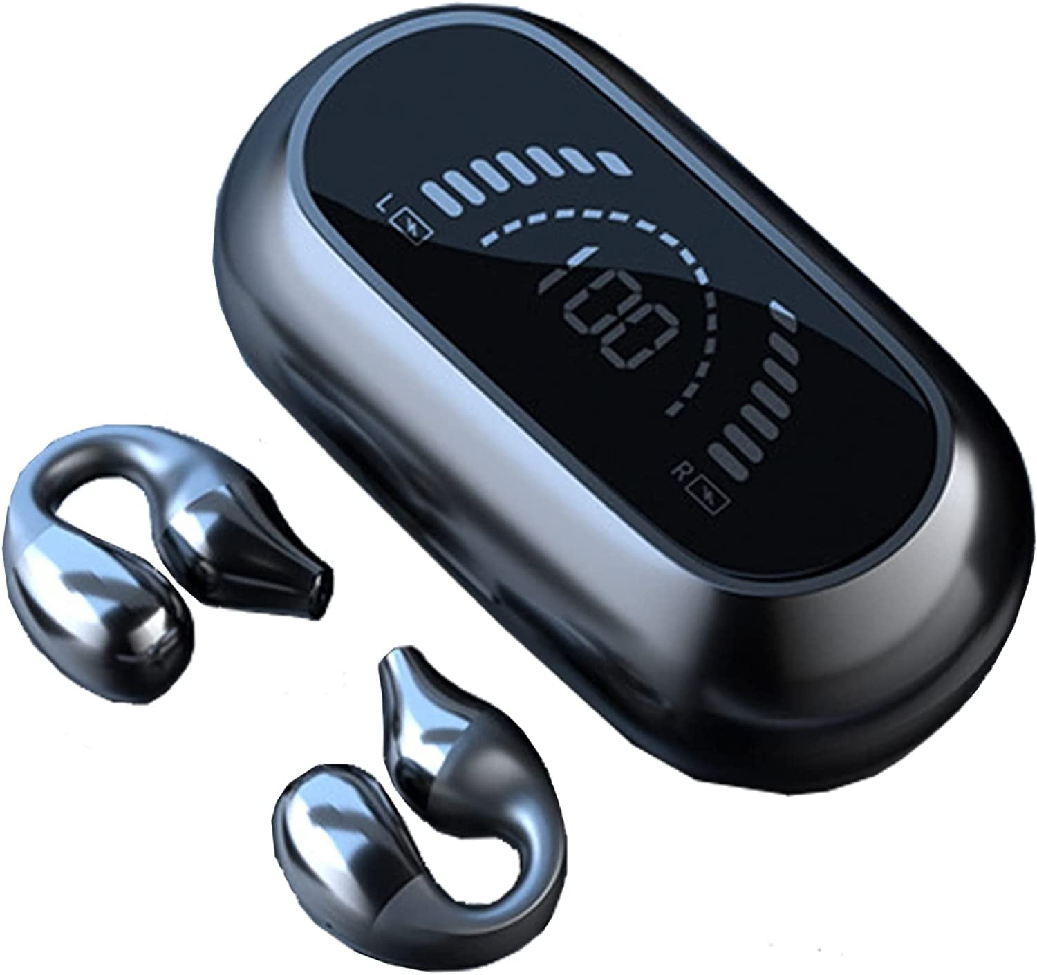 Mavlly Mini Wireless Bone Conduction Earbuds, Bluetooth 5.3 Open Ear ...