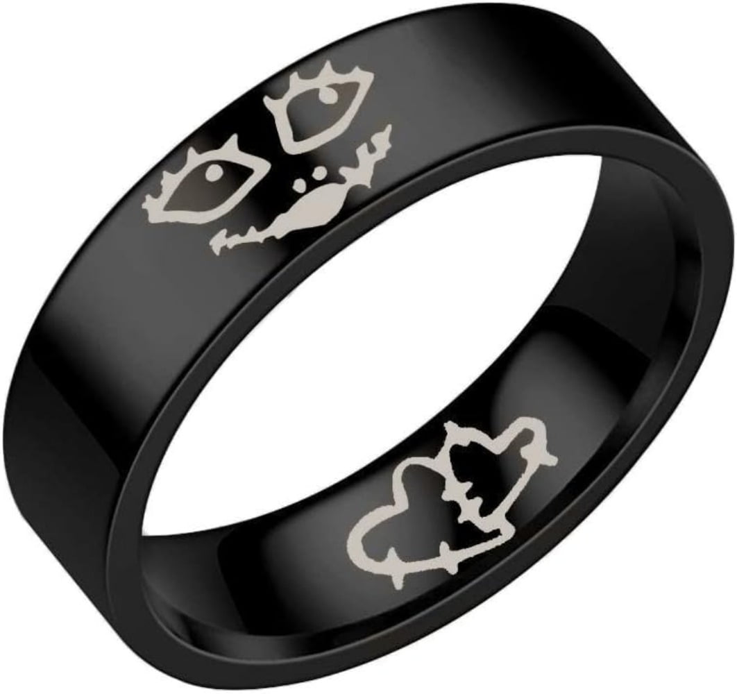 MAVLLY Nightmare Before Christmas Jack and Sally Rings Fashion Couple ...