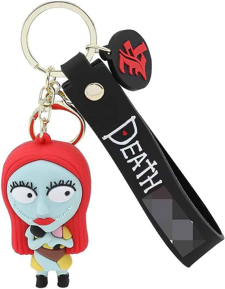 MAVLLY Skeleton Keychain,Jack and Sally Keychain Nightmare Before ...