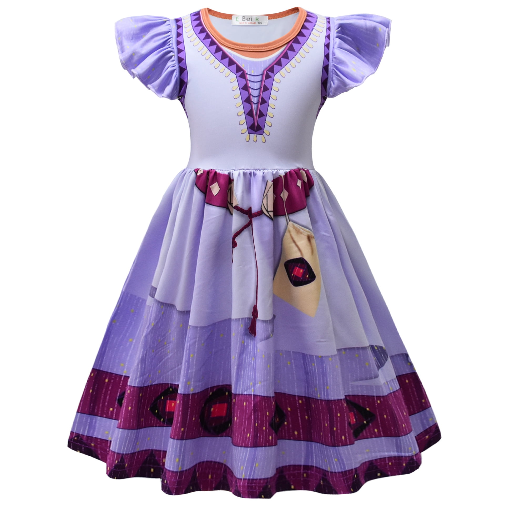 MAVLLY Wish Asha Dress Costume for Kids Girls Princess Fancy Dress ...