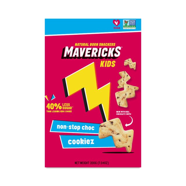 Mavericks Kids Non-Stop Chocolate Cookies, 7.04 OZ | Pack of 8 ...