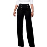 Sexy Dance Women's High Waist Stretch Pants, Straight Leg Work Trousers ...