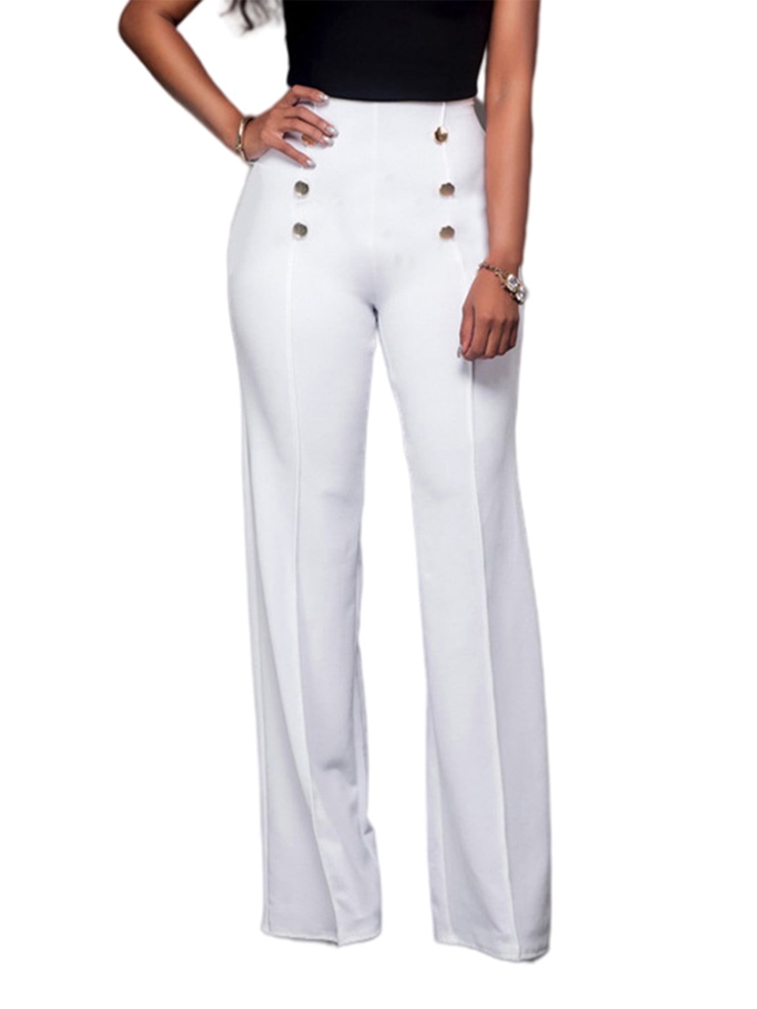 Sexy Dance Womens Stretchy Dresses Pants Casual Work Slacks Business ...
