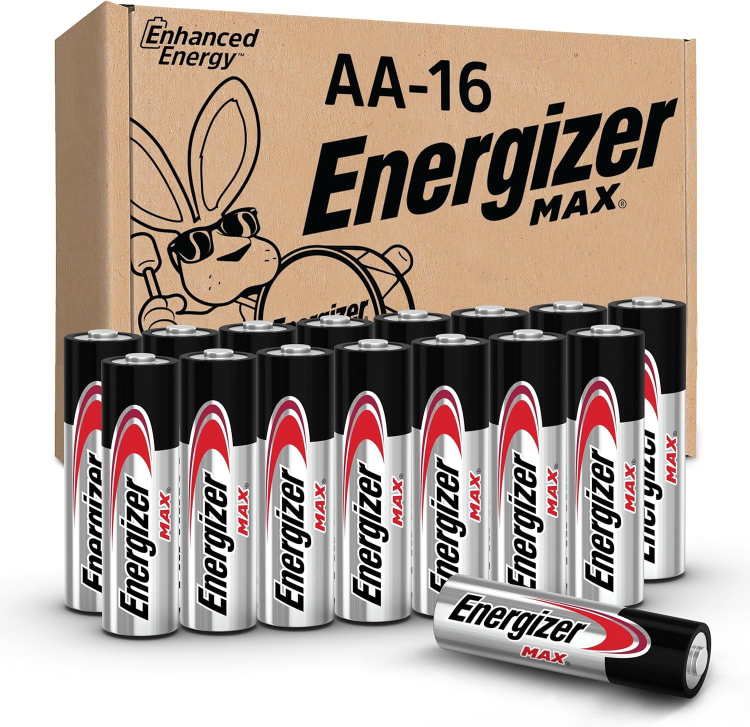 MAX AA Batteries (16 Pack), Double A Alkaline Batteries - Walmart.com
