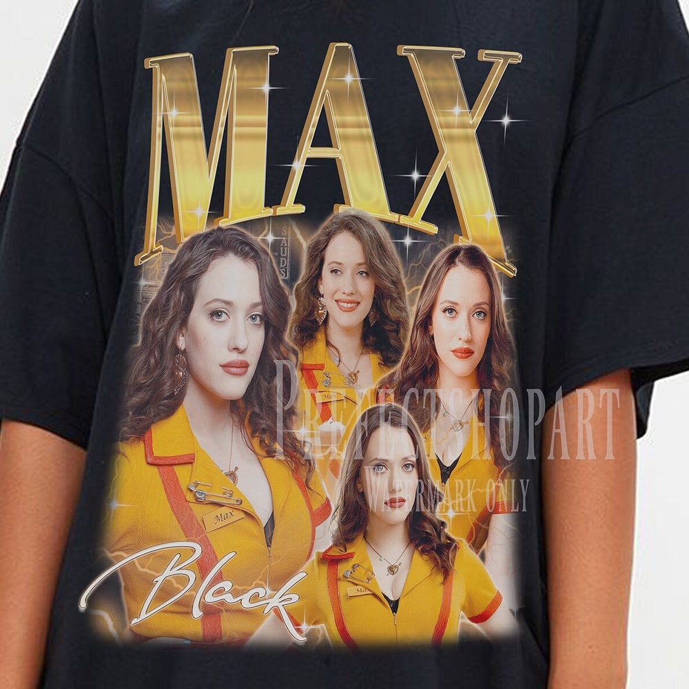 MAX BLACK Shirt, Max Black Homage T-Shirt, Maxine George Black Vintage ...