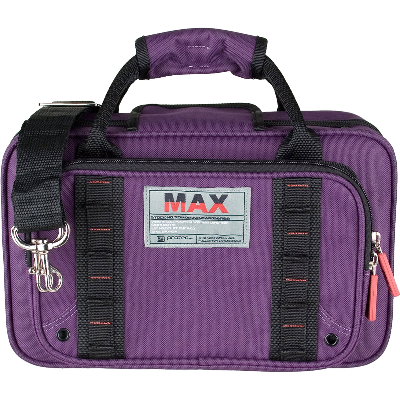 ProTec MAX Lightweight Clarinet Carrying Case with Accessory Pocket ...