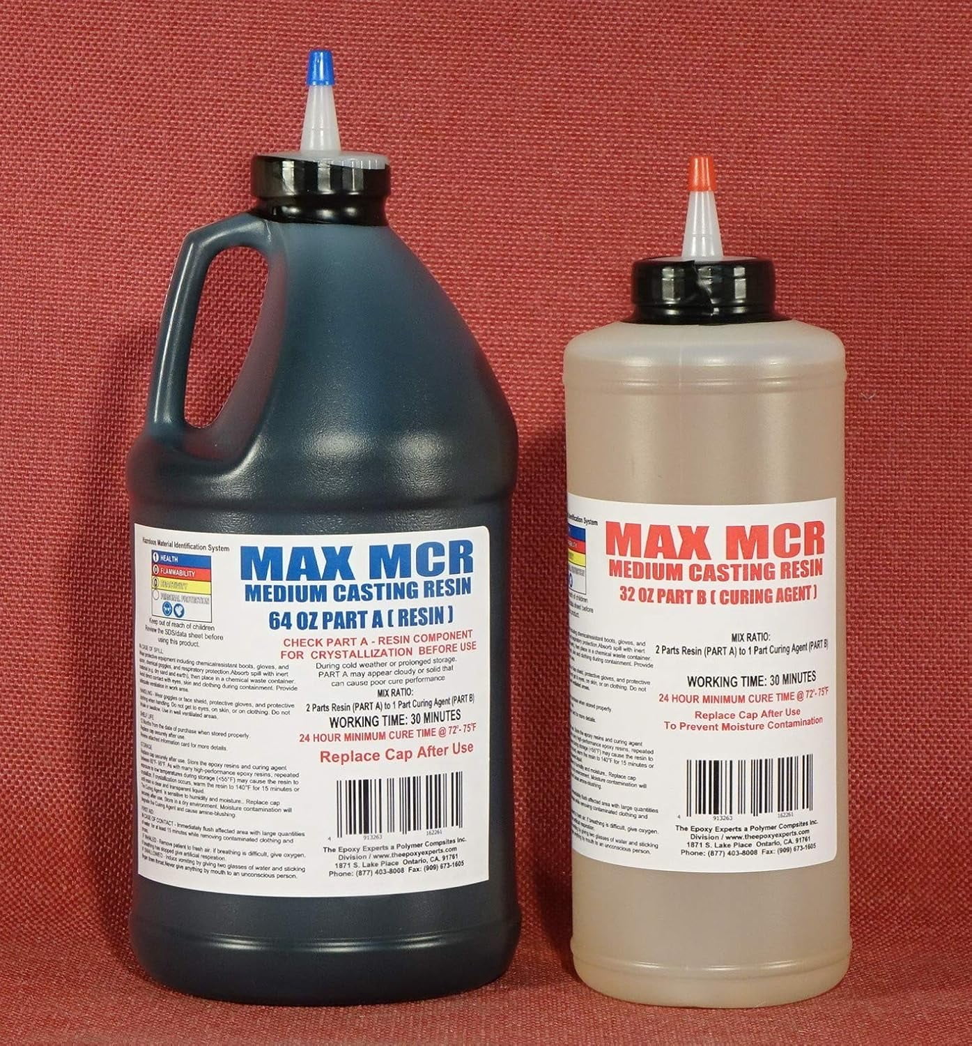MAX MCR Electronic Grade Epoxy Resin System - 3/4 Gallon Kit for ...