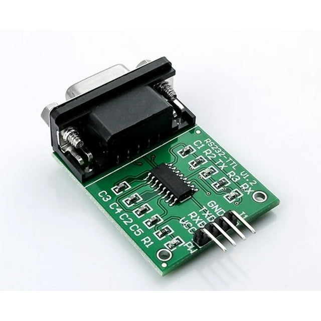 MAX232 RS232 to TTL DB9 Female Serial Port Converter Module with LED ...