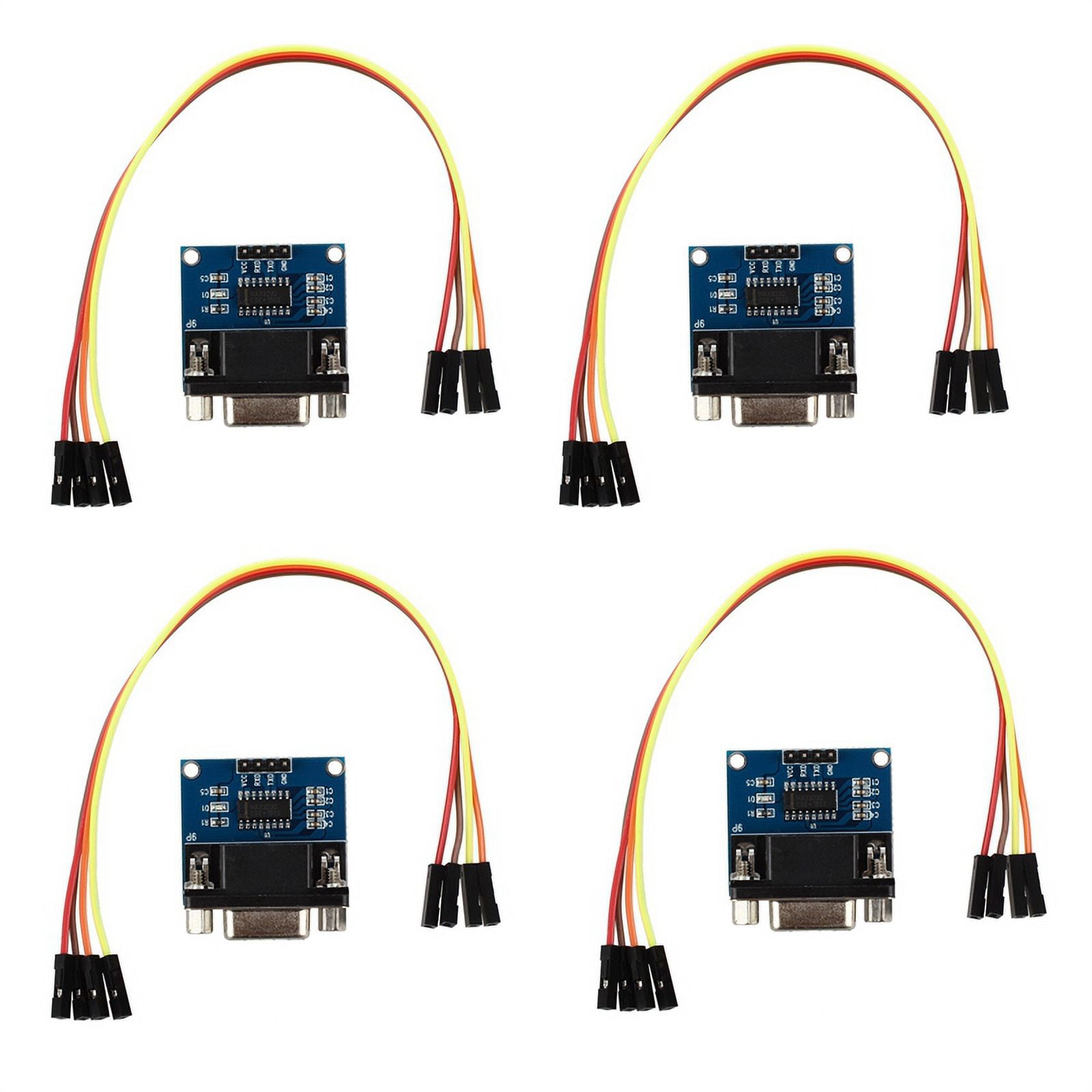 MAX3232 RS232 Serial Port to TTL Converter Module DB9 Connector with 16 Jump Cables - Walmart.com