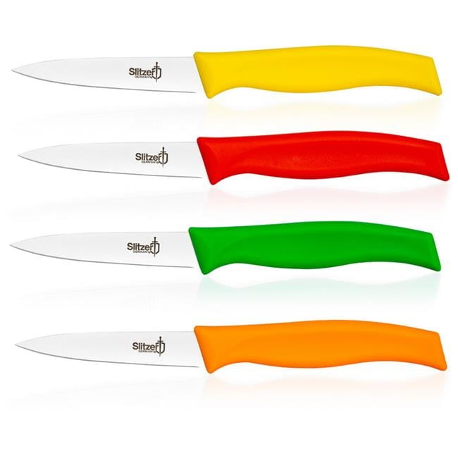 MAXAM Stainless Steel Paring Knife Set, Multi Color - 4 Piece - Walmart.com
