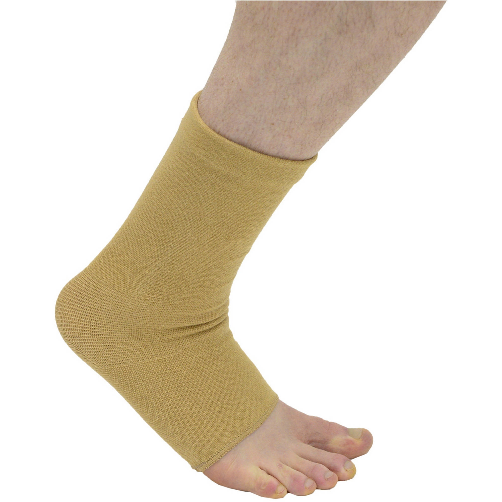 MAXAR Cotton/Elastic Ankle Brace (Four-Way Stretch, 67% Cotton), Unisex ...