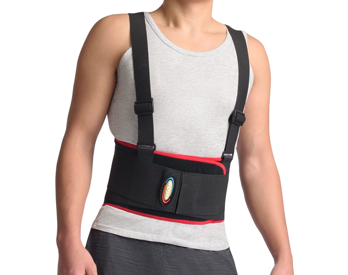 MAXAR Work Belt, Industrial Lumbosacral Support Back Brace (Deluxe) HSA ...