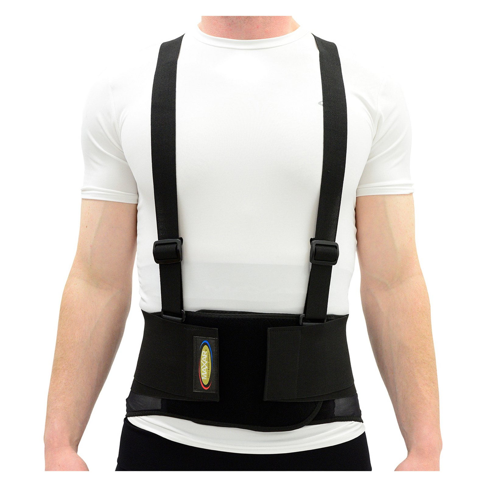 MAXAR Work Belt, Industrial Lumbosacral Support Back Brace (Deluxe ...