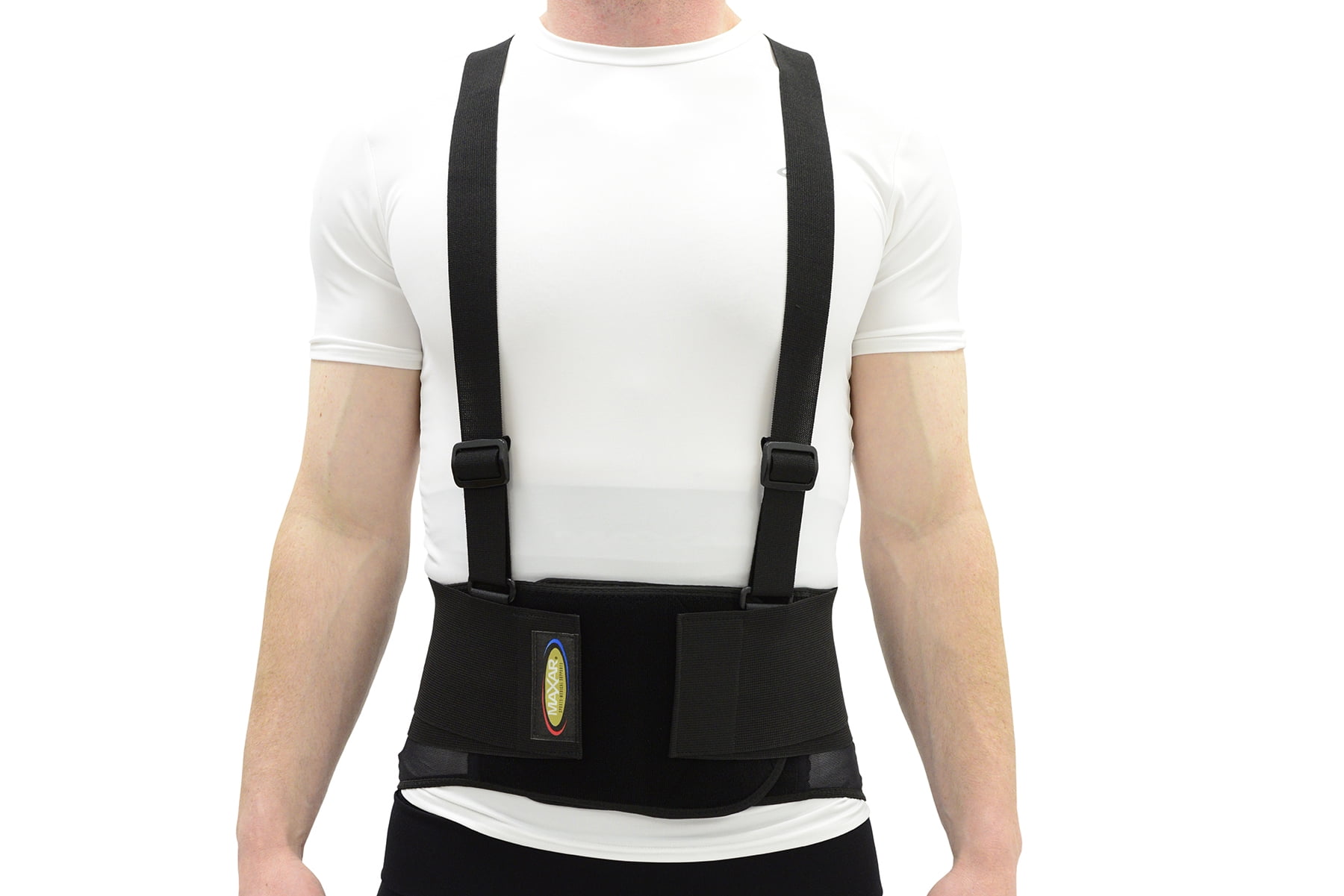 MAXAR Work Belt, Industrial Lumbosacral Support Back Brace (Standard ...