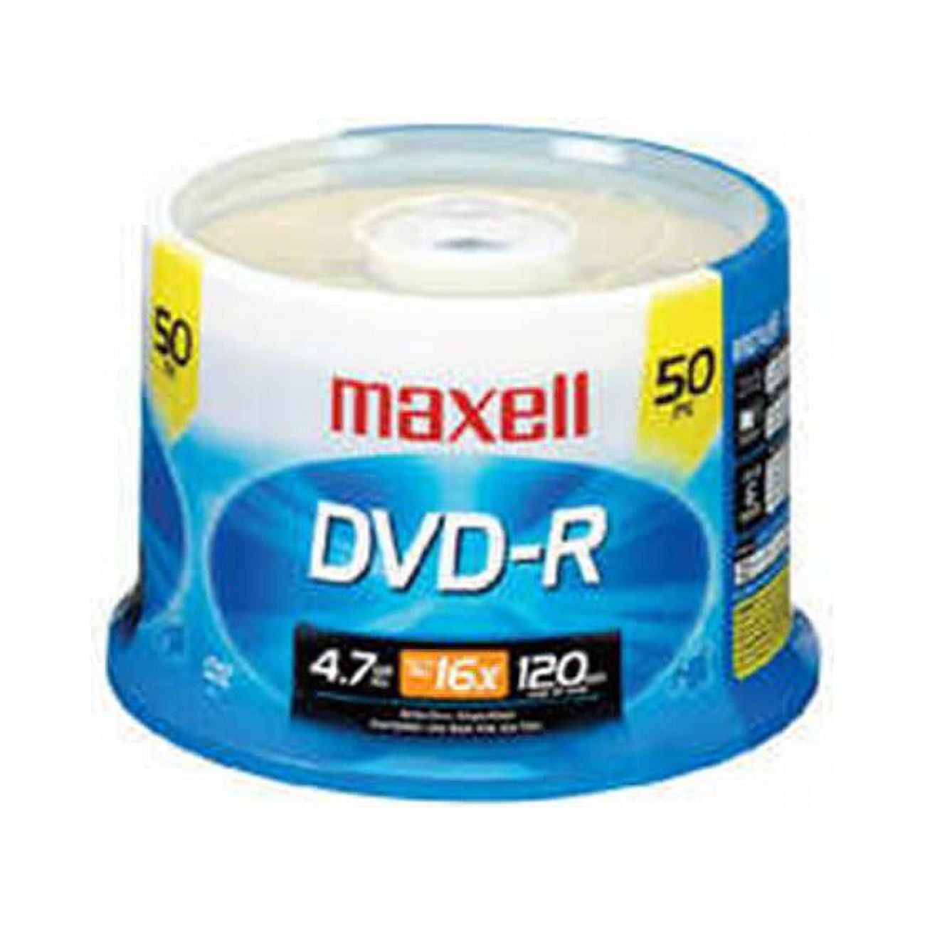 MAXELL 16x DVD-R Spindle - 50 Pack - Walmart.com