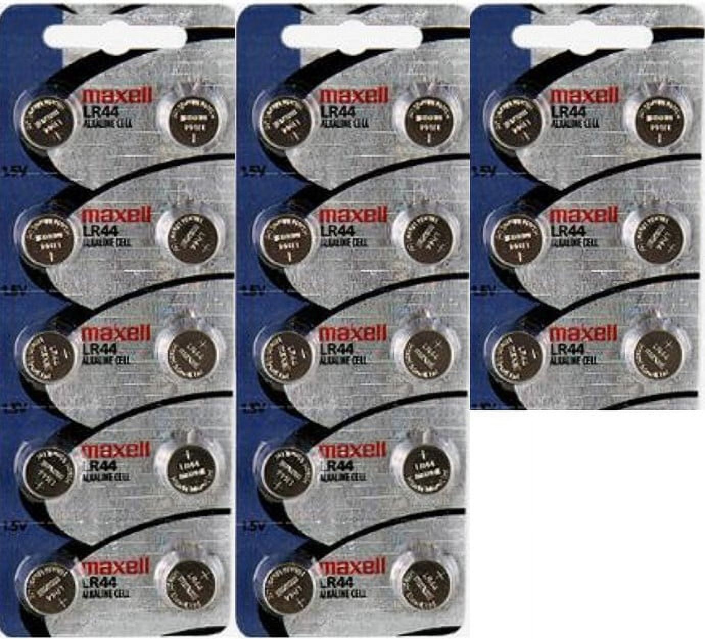 MAXELL LR44 (AG13) BATTERIES 26 Pcs HOLOGRAM New Exp.2022 - Walmart.com