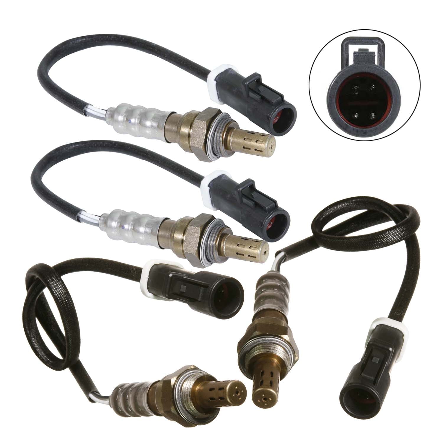Maxfavor 4Pcs O2 Oxygen Sensor for 2001-2002 Jaguar S-Type 3.0L V6 Base ...