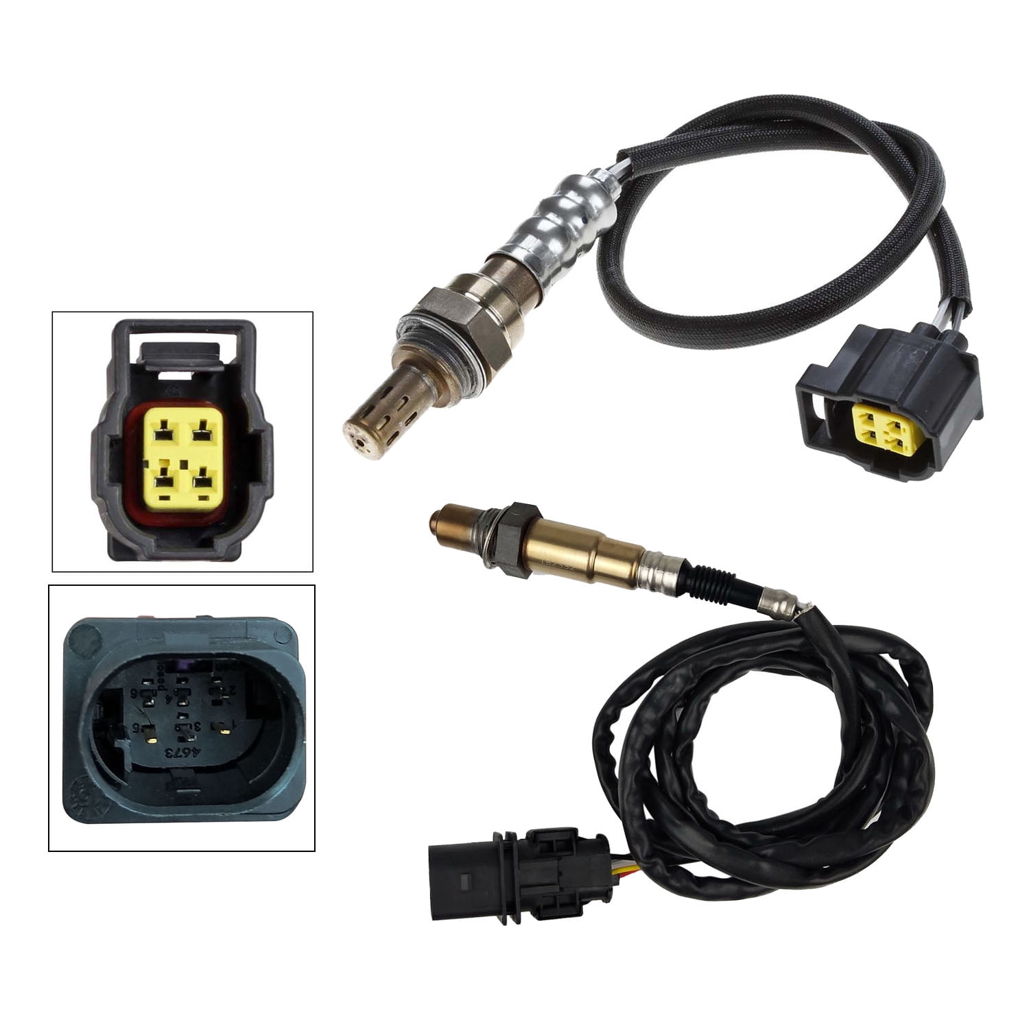Maxfavor 2Pcs O2 Oxygen Sensor for Mercedes-Benz CLK63 AMG 2009-2007 6 ...