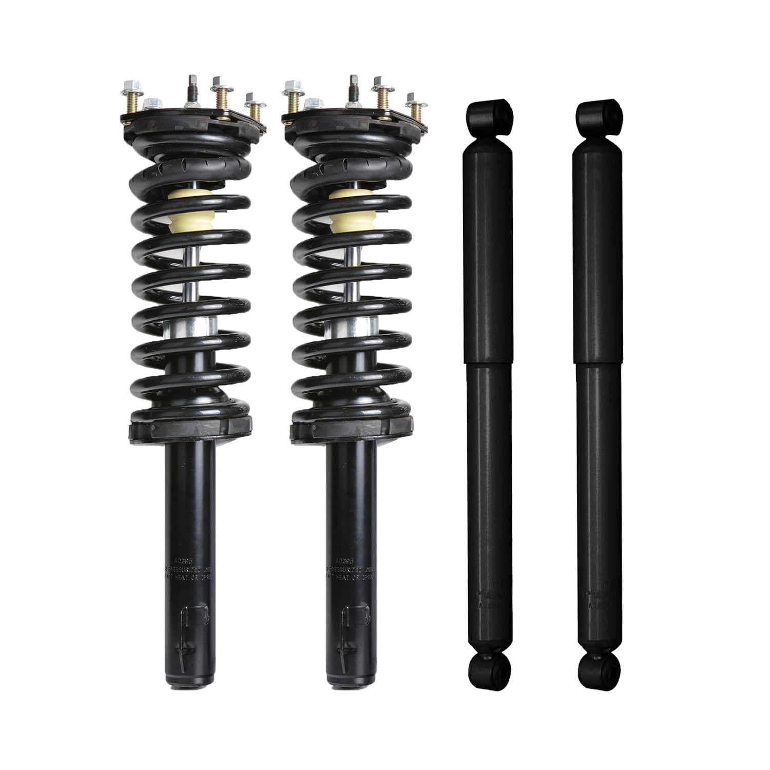 MAXFAVOR Front Struts w/Spring Rear Shocks for 2006-2010 Jeep Commander ...