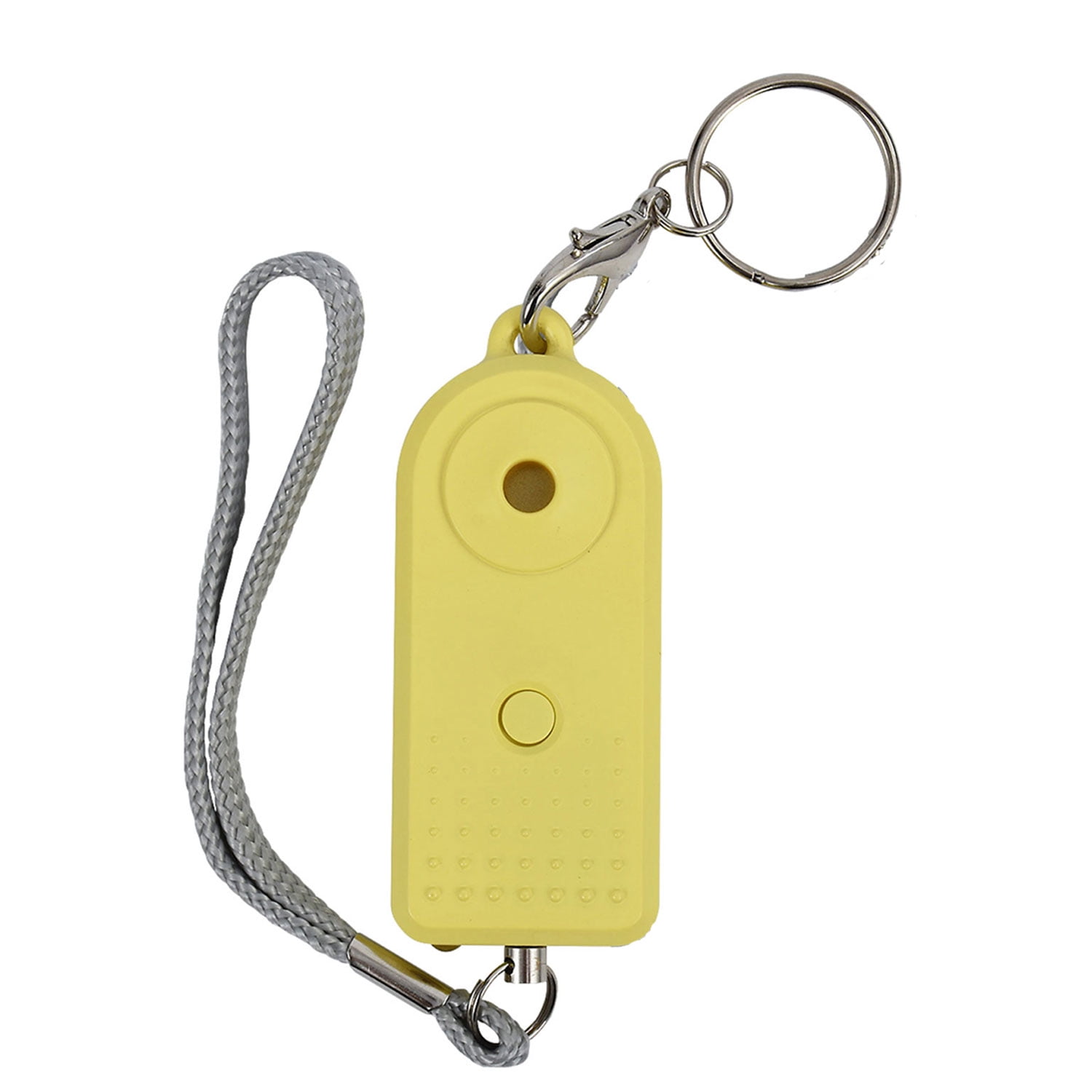 MAXFAVOR Lemon Yellow Personal Security Sound Alarm Keychain With LED ...
