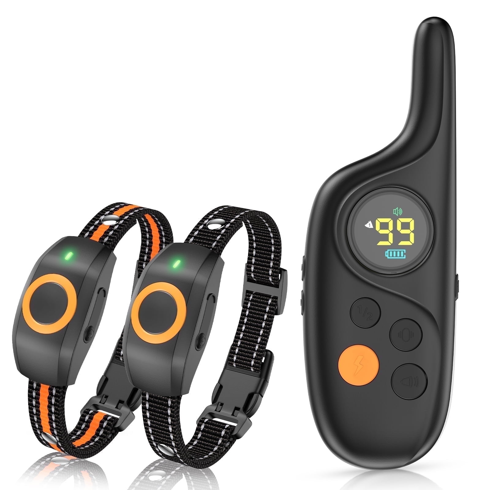 MAXLAPTER 2 Dogs Training Collar, IPX7 Waterproof Dog Shock Collar with ...